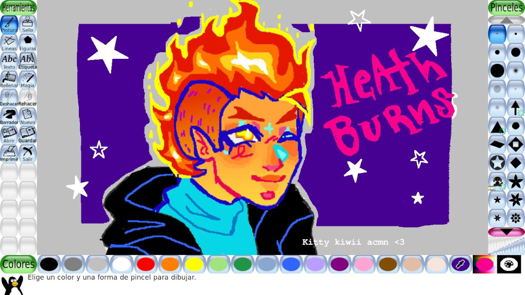 Tux Paint - Art Gallery — "G3 Heath (Heath Burns from Monster High)" by ...